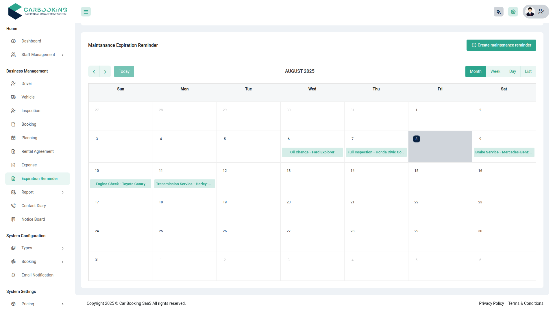 Car Booking SaaS - Car Rental Management System by smartwebinfotech