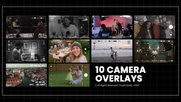 Camera Overlays, After Effects Project Files | VideoHive