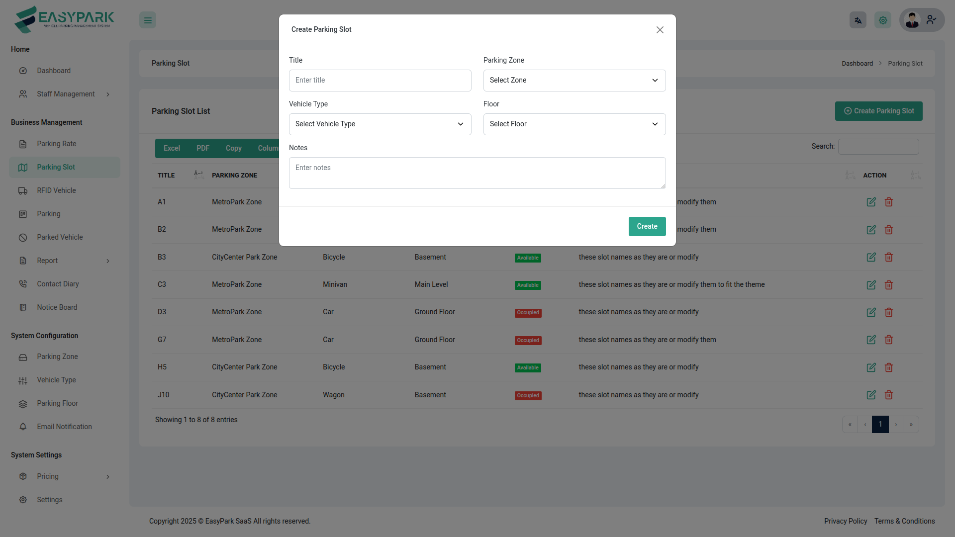 EasyPark SaaS - Vehicle Parking Management System by smartwebinfotech