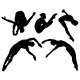 Springboard Platform Diving Silhouette, Vectors | GraphicRiver