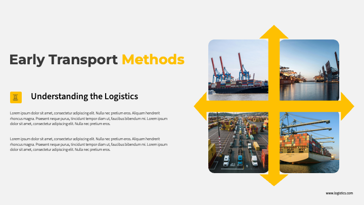 Logistics & Cargo PowerPoint Presentation Template, Presentation Templates