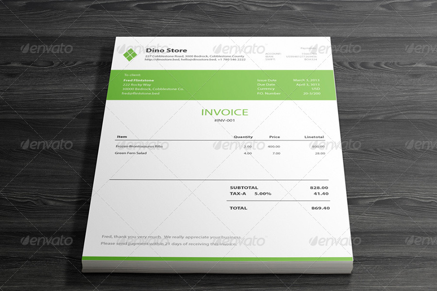 Invoice, Print Templates | GraphicRiver