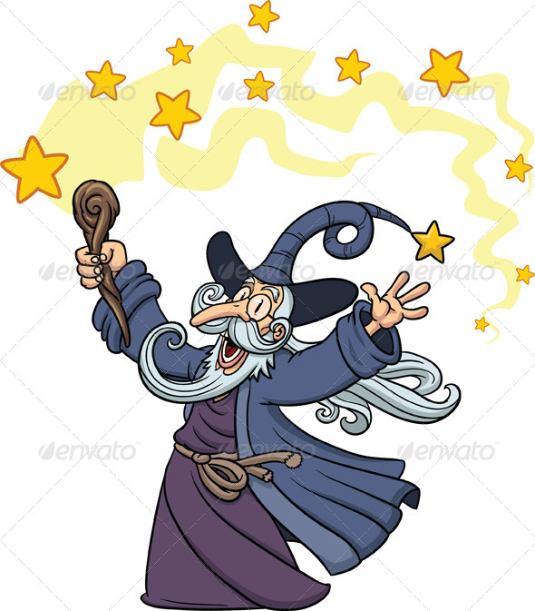 Cartoon Wizard by memoangeles | GraphicRiver