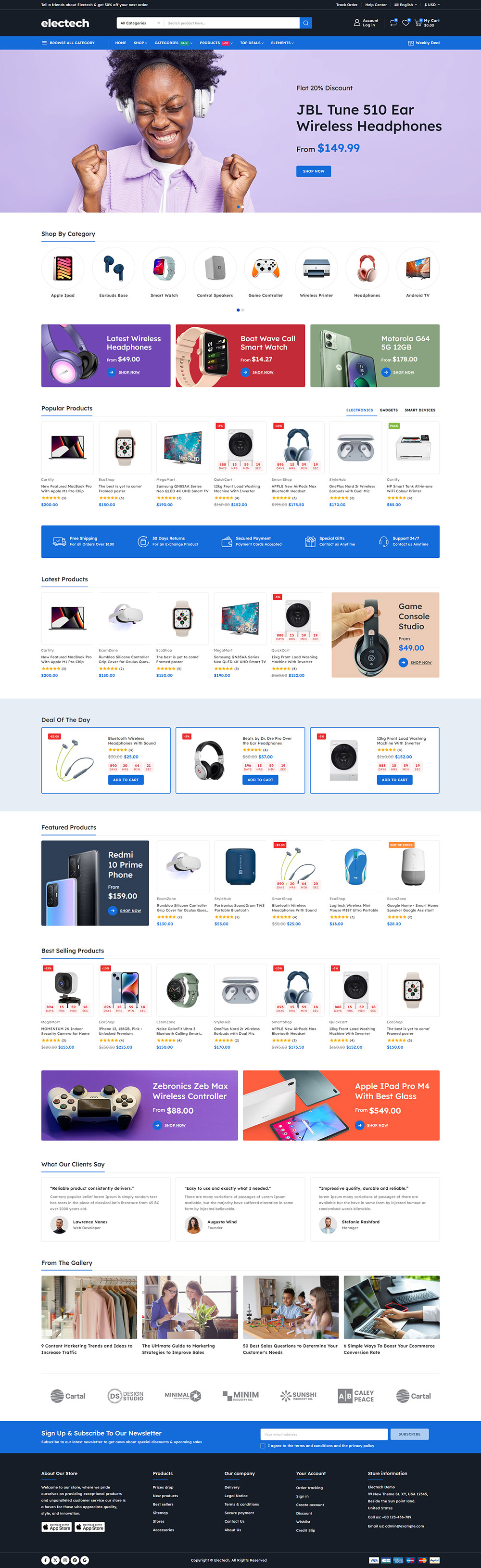 Electech - Electronics Mega Store Prestashop Responsive Theme by codezeel