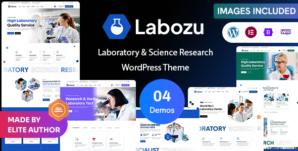 Labozu – Laboratory & Science Research WordPress Theme by ThemeHt ...