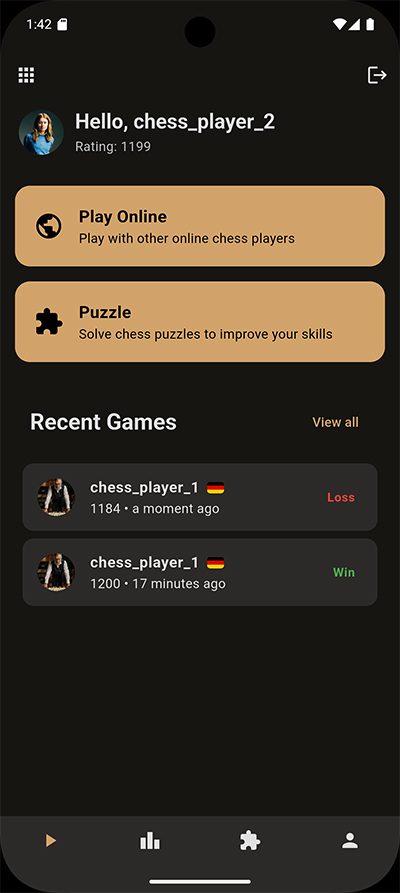 Chess Park - Flutter Multiplayer Chess App by enesc | CodeCanyon