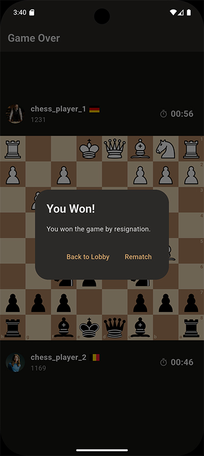 Chess Park - Flutter Multiplayer Chess App by enesc | CodeCanyon