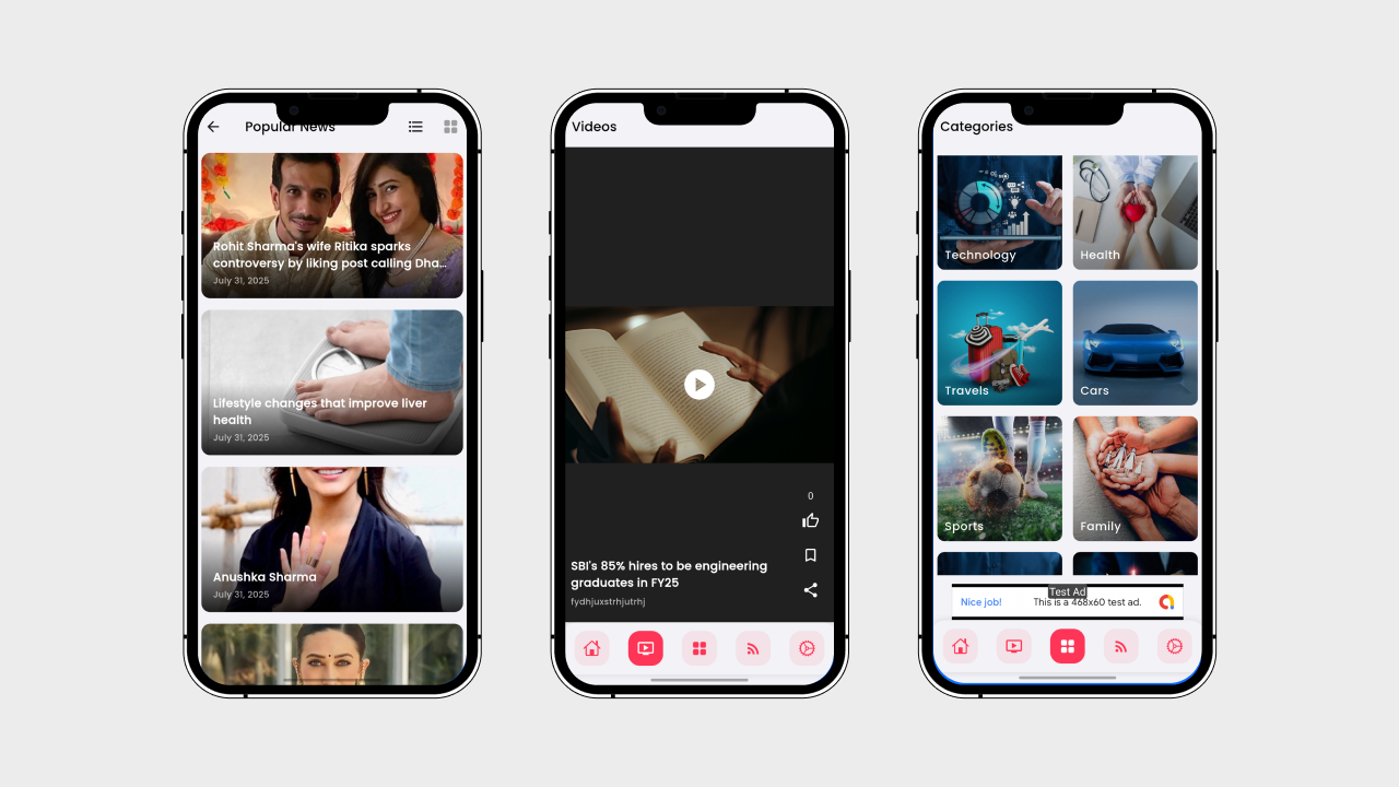 News App - ByteNews | Flutter News App for Android/iOS | Laravel Admin Panel | Admob | Premium ...