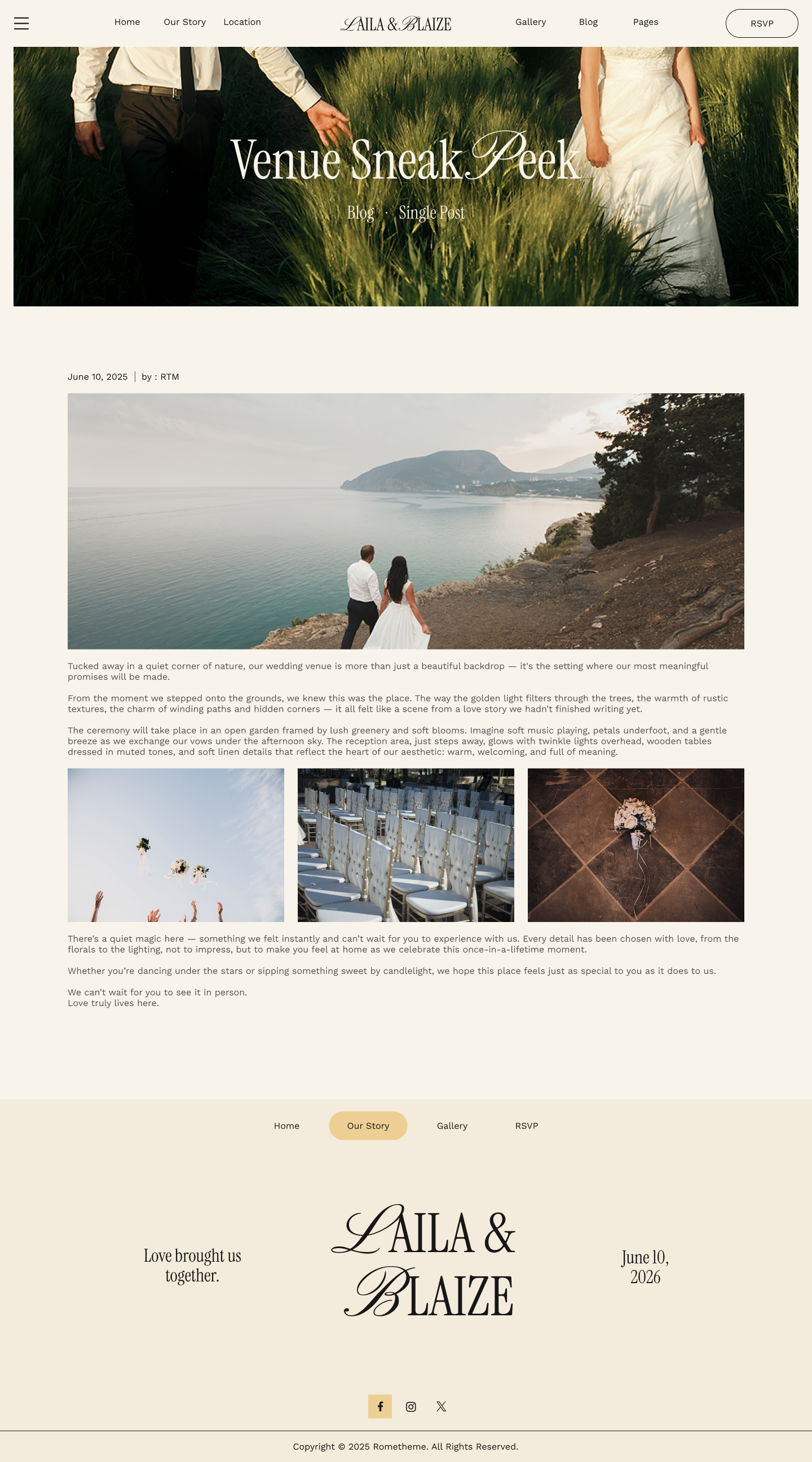 Laila & Blaize - Wedding Invitation Figma by Rometheme | ThemeForest