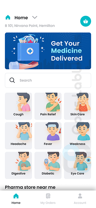6 App Template | Online Pharmacy Delivery App| Medicine Ordering App ...