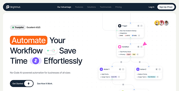 BrightHub - SaaS & Tech Startup WordPress Theme by Case-Themes | ThemeForest