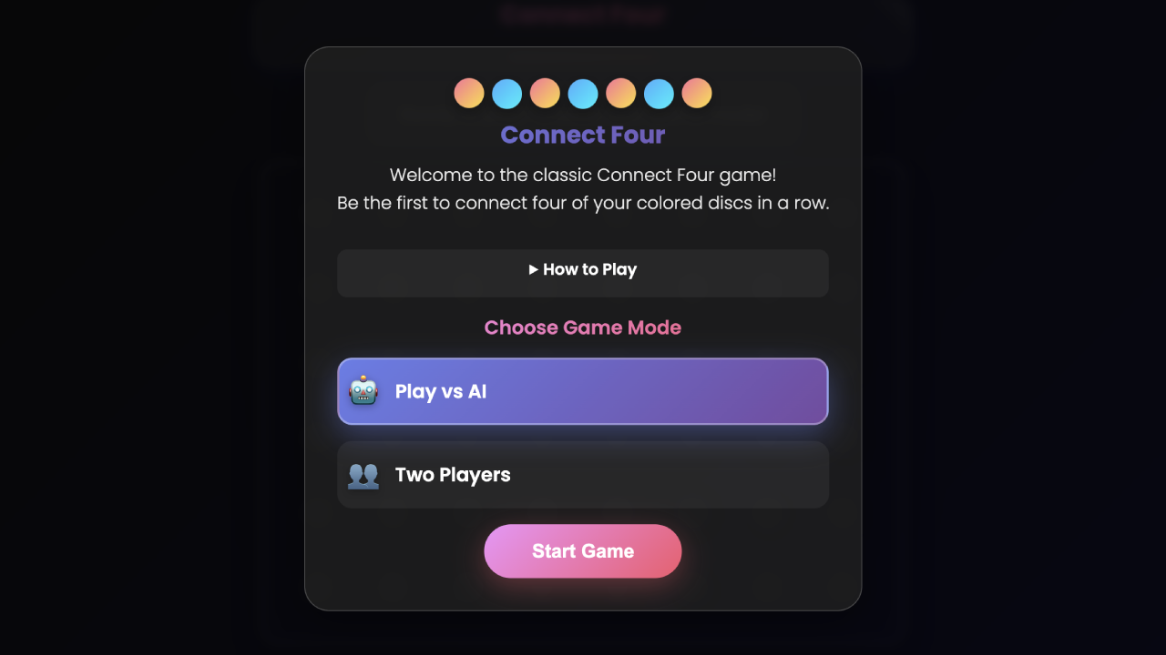 Connect Four - Classic HTML5 Board Game with AI & Animations by ...
