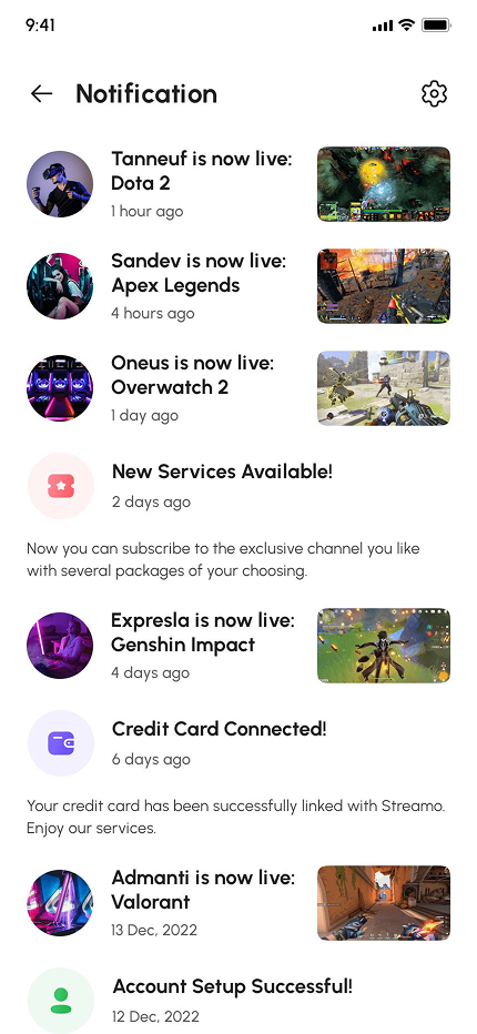 Streamo - Video Live Streaming React Native Expo App Ui Kit by lalastudio12