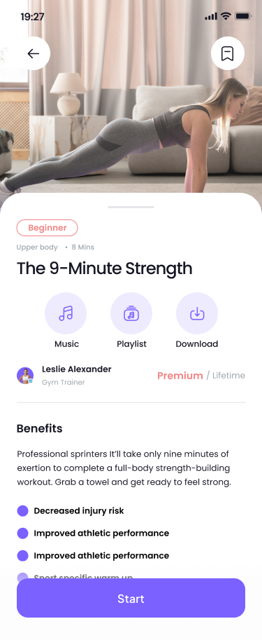 Worka - WorkOut App React Native Expo UI Kit by JsmThemes | CodeCanyon