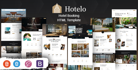 Hotelo - Hotel Booking HTML Template by KodeSolution | ThemeForest