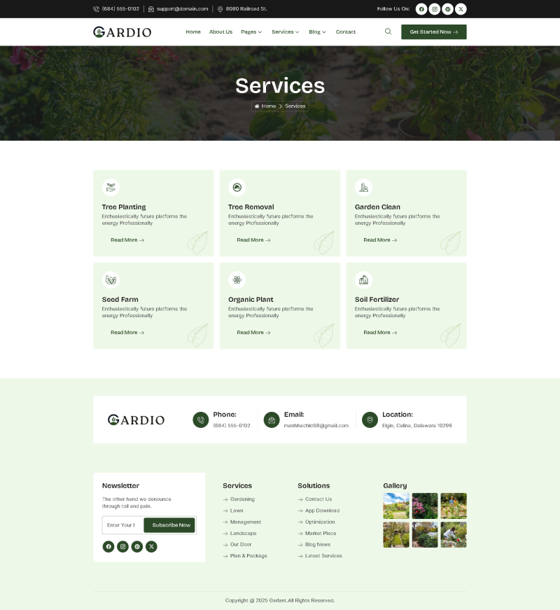 Gardio - Nursery & Gardening Elementor Template Kit by Alfa_Themes