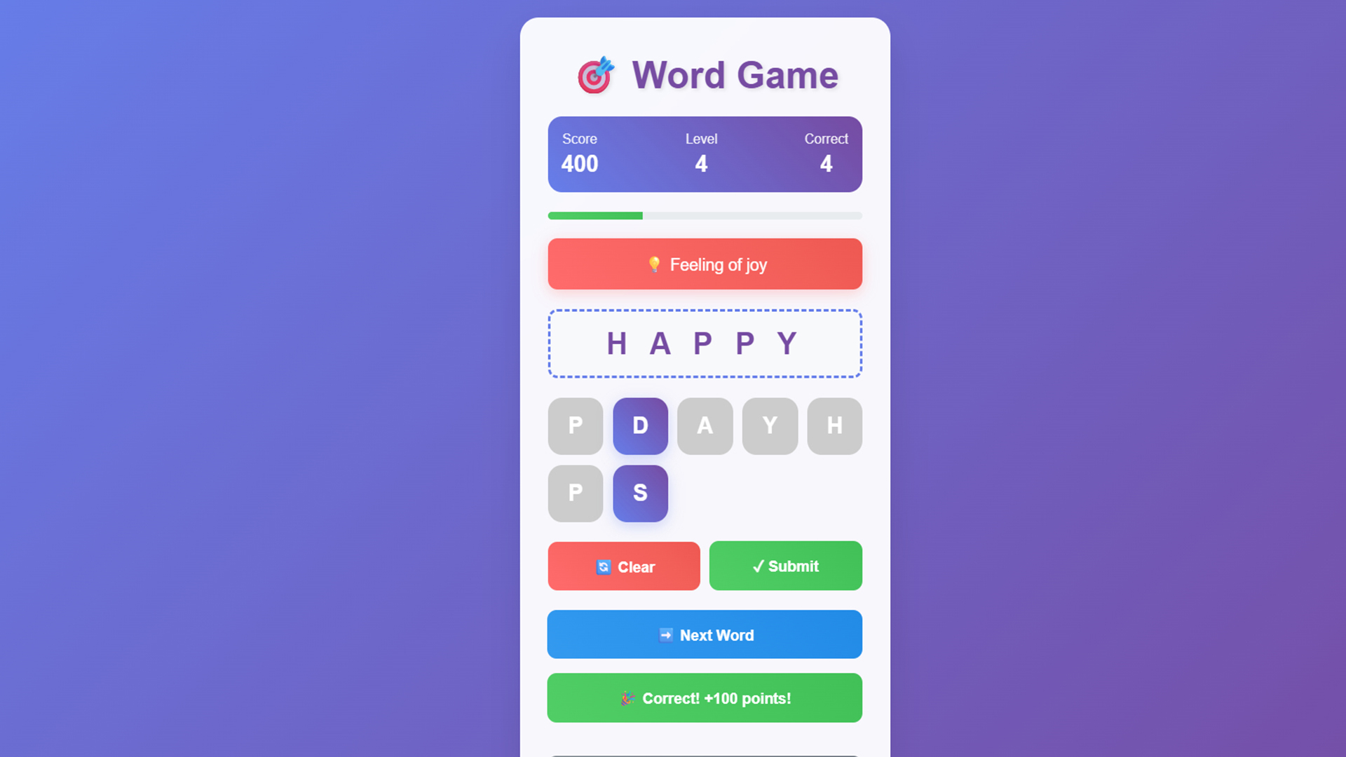 Word Formation Game - HTML5 Mobile Educational Puzzle Game by nabihboukraa