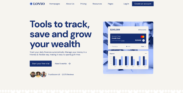 Lonyo - Software, SaaS & Startup WordPress Theme by mthemeus | ThemeForest