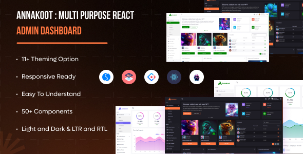 Annakoot - React Admin Panel by Omnibubble | ThemeForest