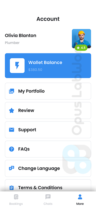 4 App Template | Home Service Booking App | Professional Services ...