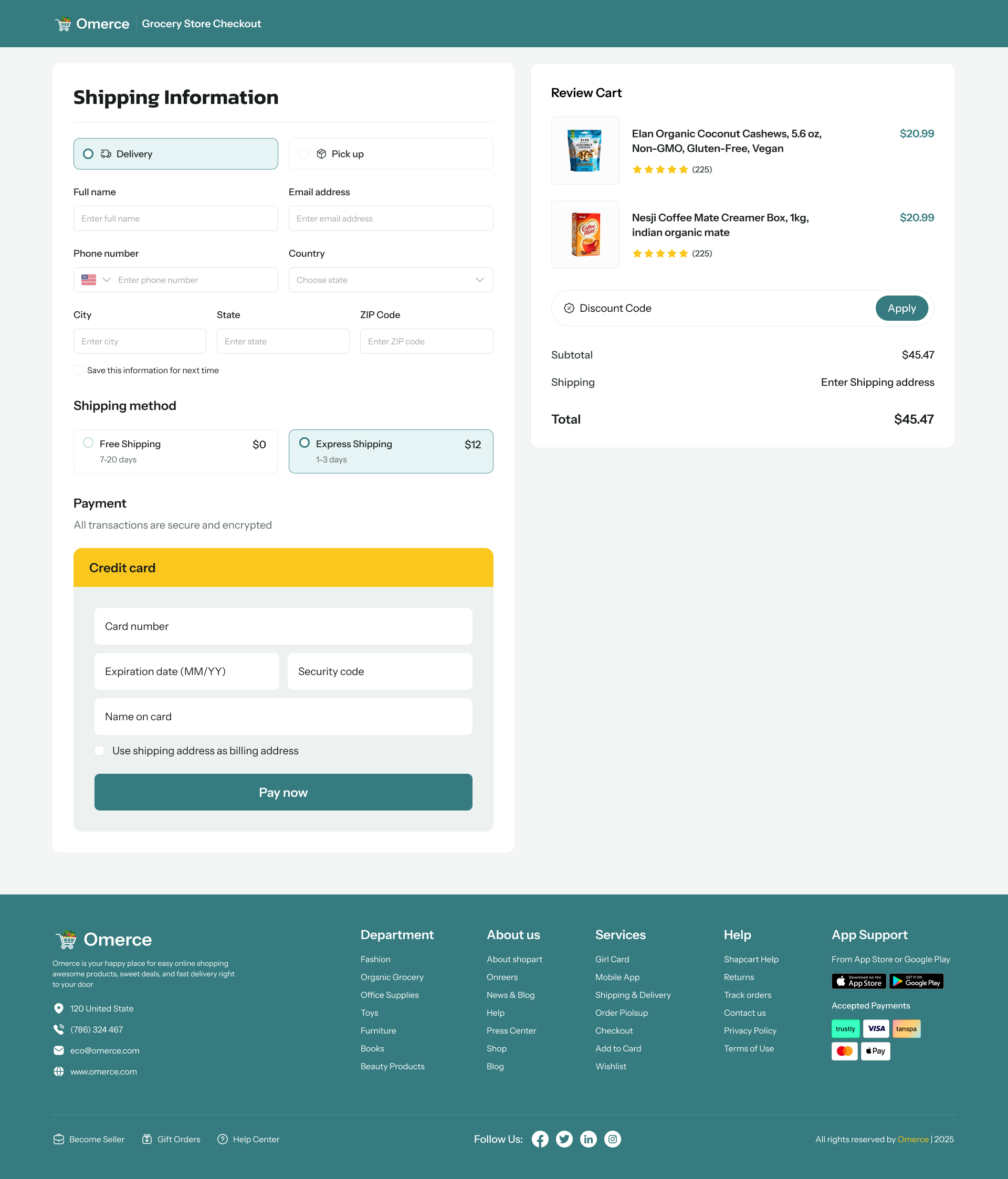 Omerce – Multipurpose eCommerce Figma Template by themesdeveloper ...
