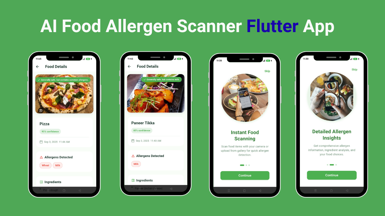 AI Food Allergy Scanner Flutter App | Allergy Tracker App by CodentraTech
