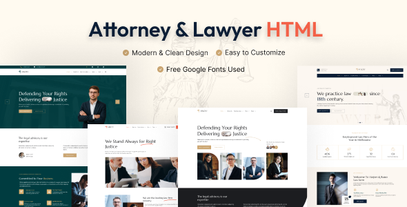 Atroly – Attorney & Lawyer HTML Template by creative-hunk | ThemeForest