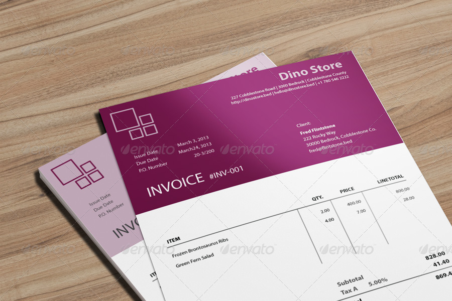 Invoice, Print Templates | GraphicRiver