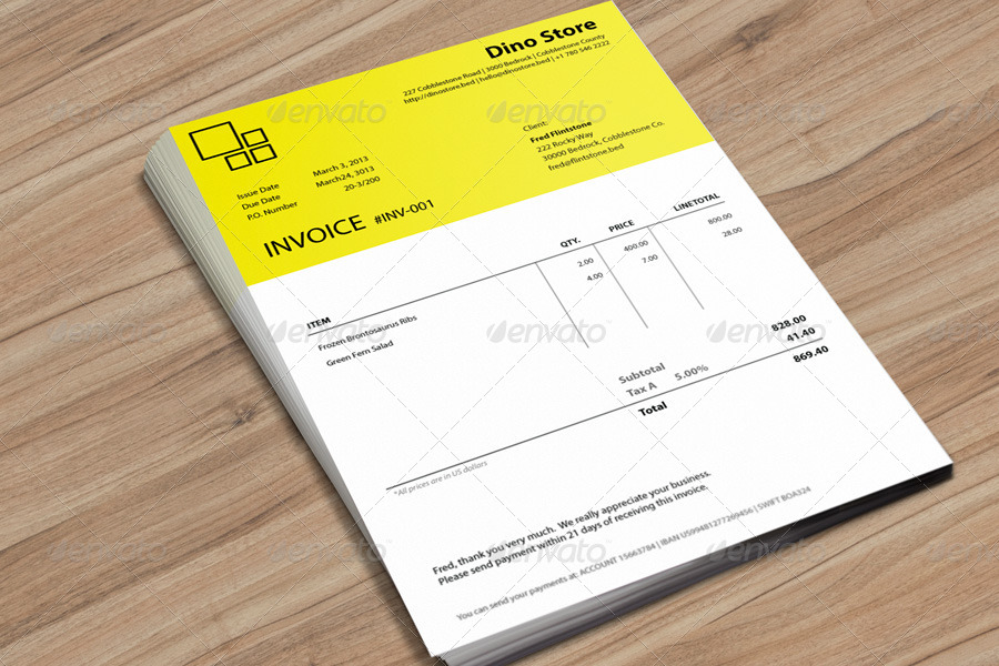 Invoice, Print Templates | GraphicRiver