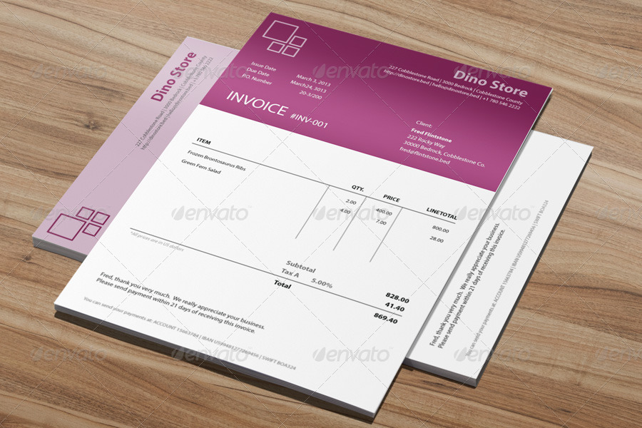 Invoice, Print Templates | GraphicRiver