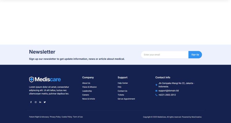 MedisCare - Medical Service Elementor Template Kit by moxcreative ...
