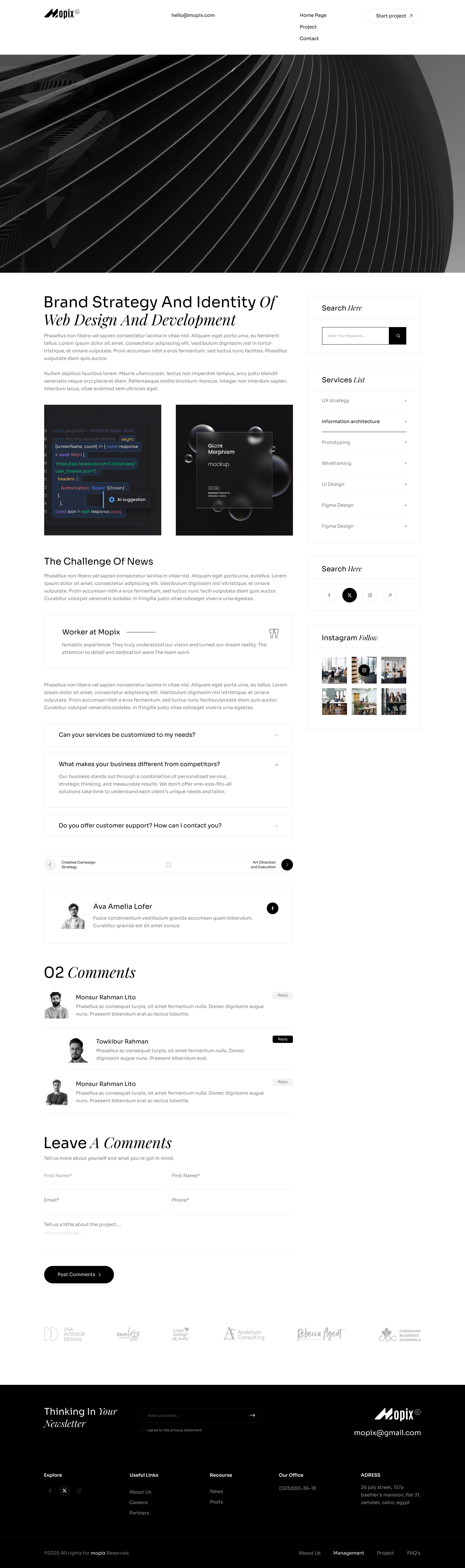Mopix - Digital Business Agency Figma Template by creativemela ...