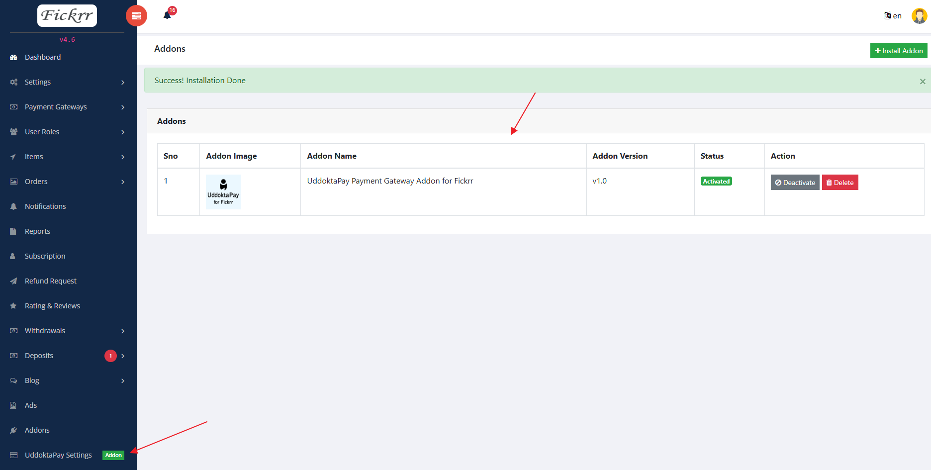 UddoktaPay Payment Gateway Addon for Fickrr by codecanor | CodeCanyon