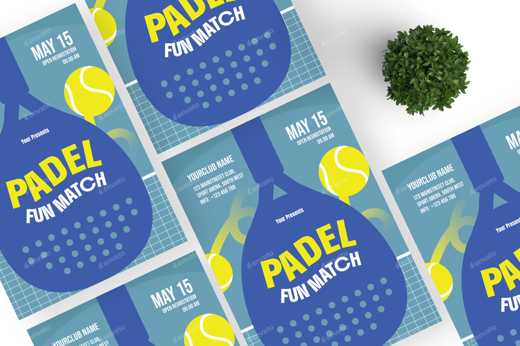 Paddel Fun Match - Flyer Set, Print Templates | GraphicRiver