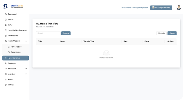 Horse Management System | Horse Racing System | Stable Management ...