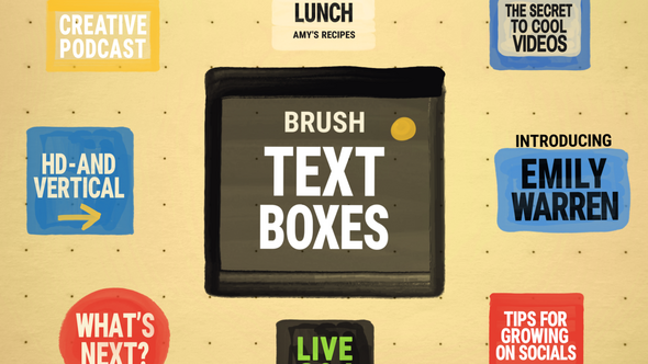 Text Box Brush, Premiere Pro Templates | VideoHive