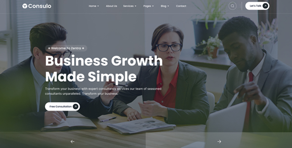 Consulo - Business Consulting Bootstrap 5 HTML Template by SpreeThemes