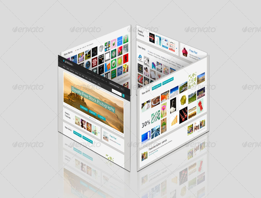 3D Web Page Display Pack V2, Graphics | GraphicRiver