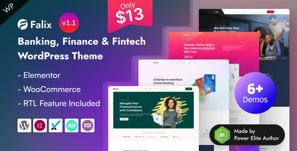 Falix – Fintech & Banking Finance WordPress Theme by EnvyTheme | ThemeForest