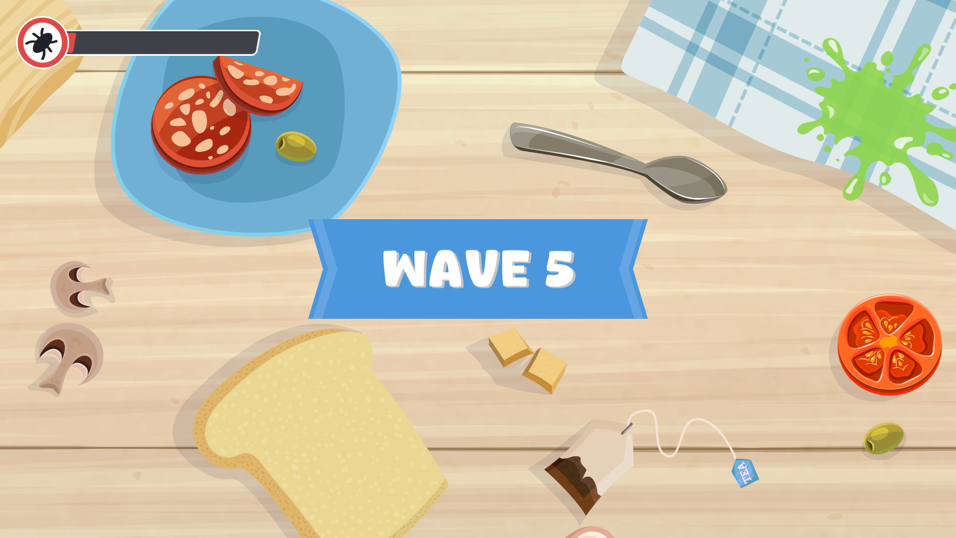 Kitchen Smash – Bug Smasher Game – Construct 3 | HTML5 | Mobile & Desktop by 9LivesGames