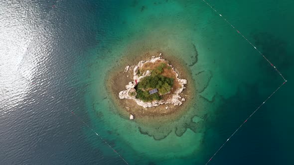 Top view of a island., Stock Footage | VideoHive