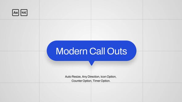 Modern Call Outs, After Effects Project Files | VideoHive