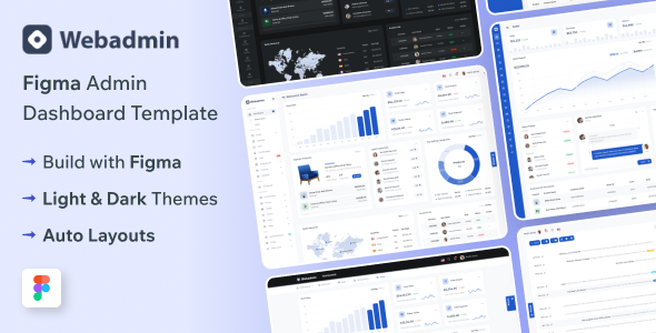 Webadmin - Figma Admin & Dashboard Template by themesdesign | ThemeForest