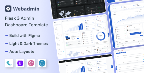 Webadmin - Flask Admin & Dashboard Template by themesdesign | ThemeForest