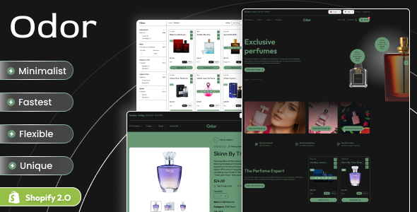 Odor - Perfume Store Shopify 2.0 Store by WorkDo | ThemeForest