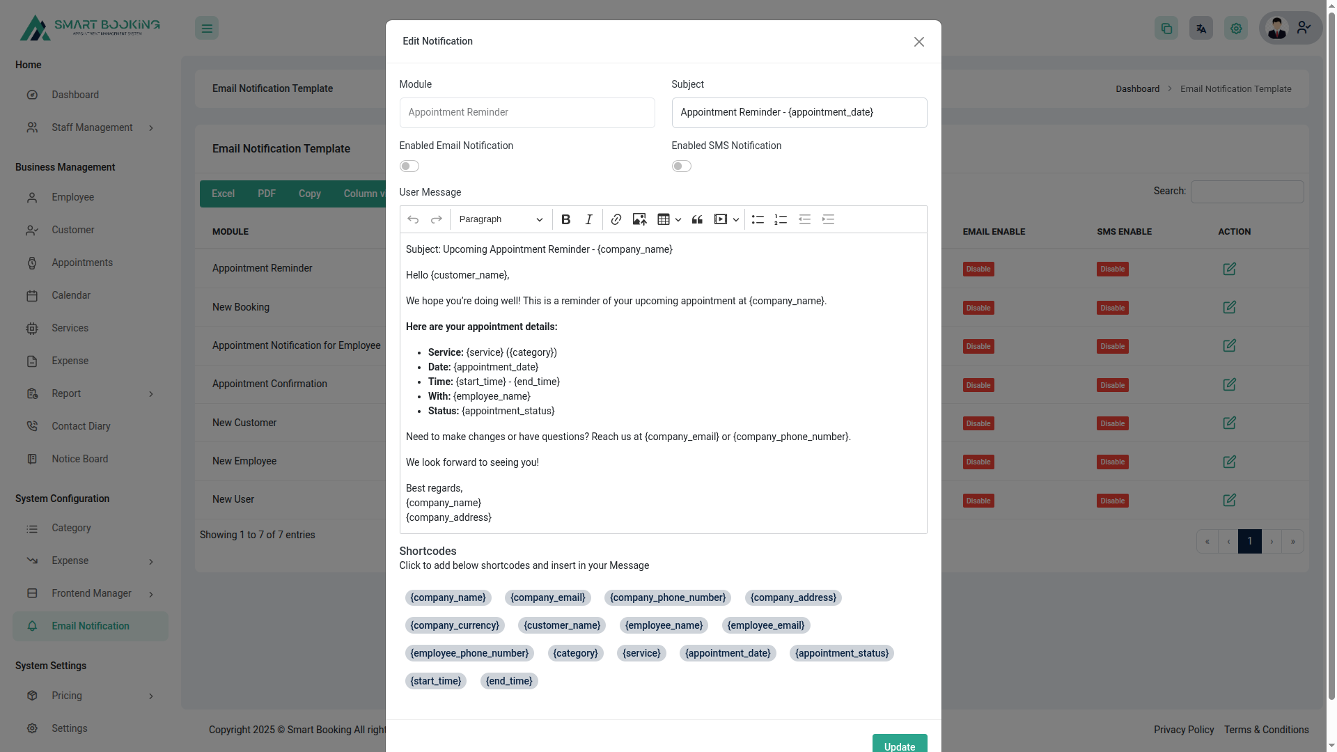 Smart Booking SaaS - Appointment Management System by smartwebinfotech