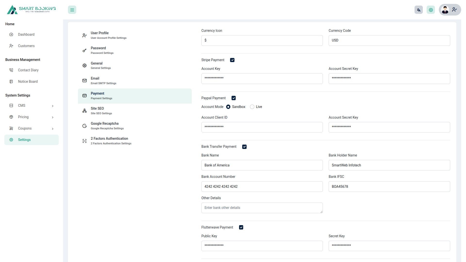 Smart Booking SaaS - Appointment Management System by smartwebinfotech