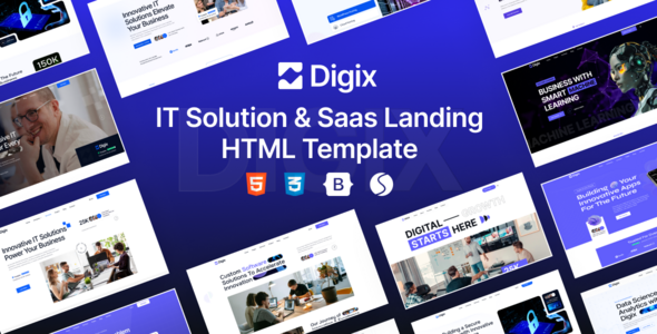 Digix - Business & IT Solutions HTML Template by ThemeWant | ThemeForest