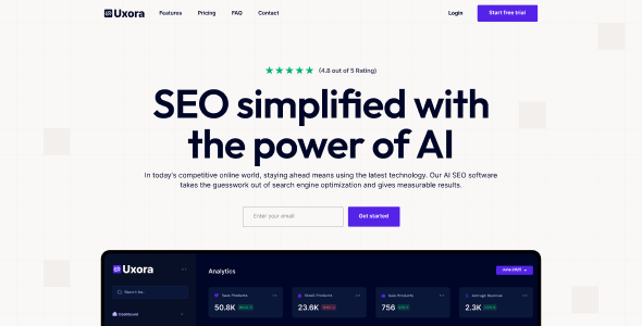 Uxora - Software, SaaS & Startup WordPress Theme by mthemeus | ThemeForest