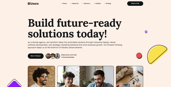 Uxora - Software, SaaS & Startup WordPress Theme by mthemeus | ThemeForest